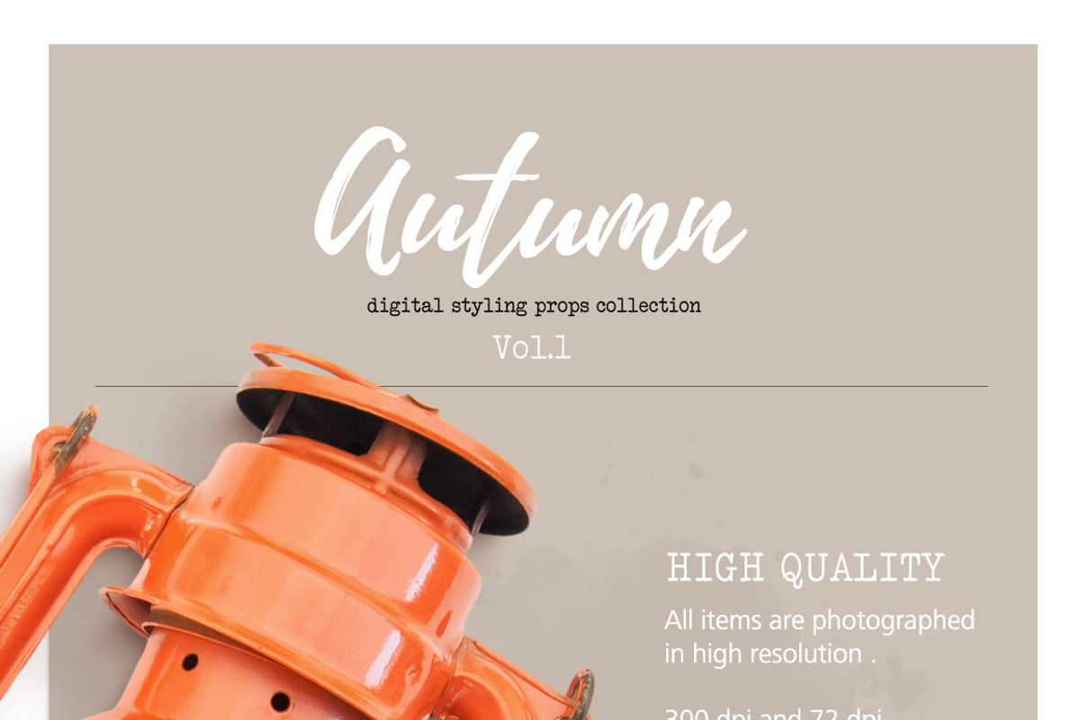 Autumn Scene Creator, a Cups & Container Mockup by Make Beautiful Things