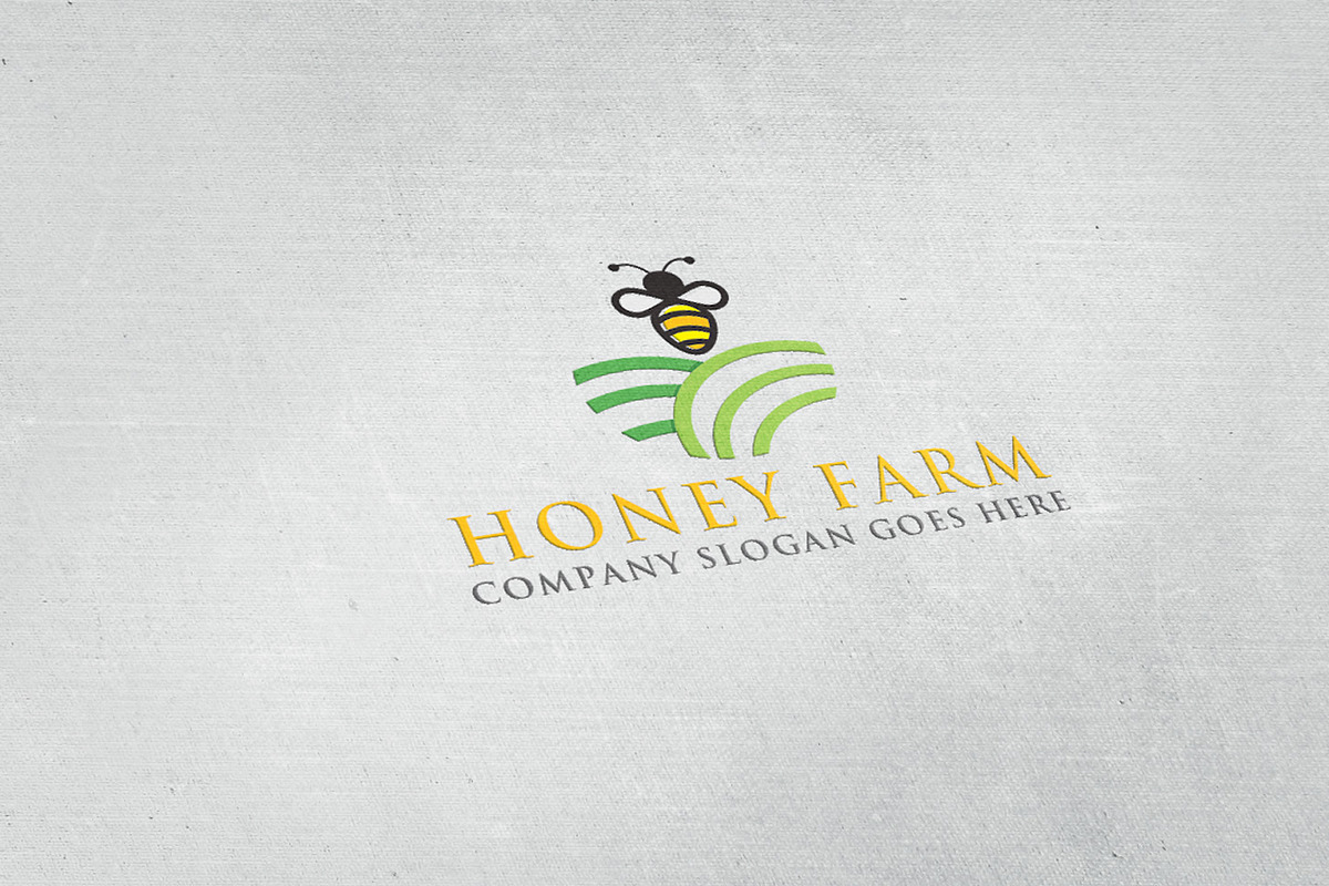 Honey Farm Logo, a Branding & Logo Template by Mariyana
