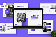Zatech - Google Slide Templates | Presentation Templates ~ Creative Market
