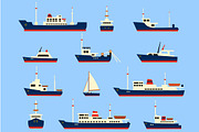 Ships set, an Object Graphic by AlexZeL