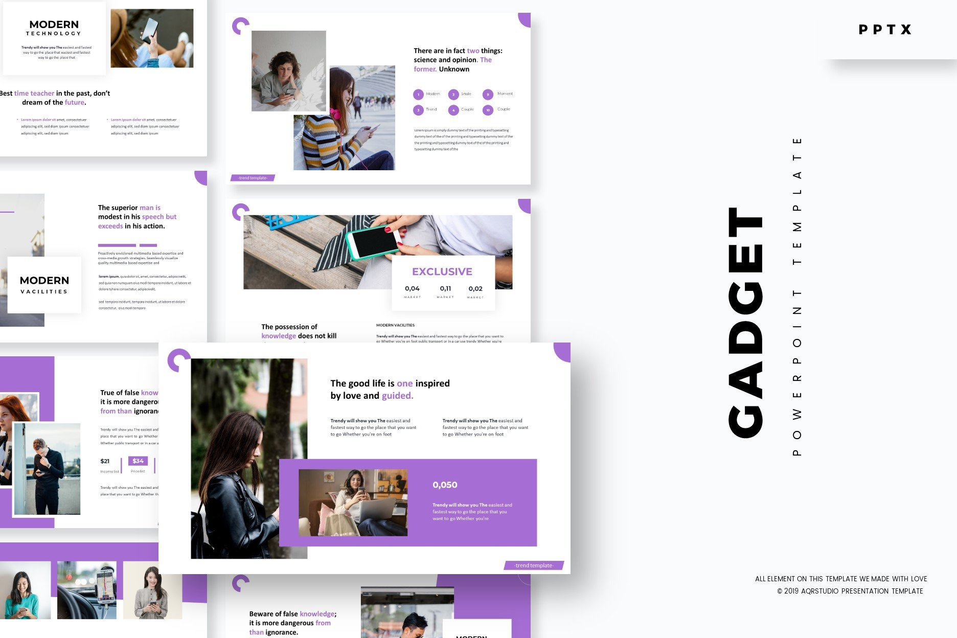 Gadget - Powerpoint Template, a Presentation Template by AQR Studio
