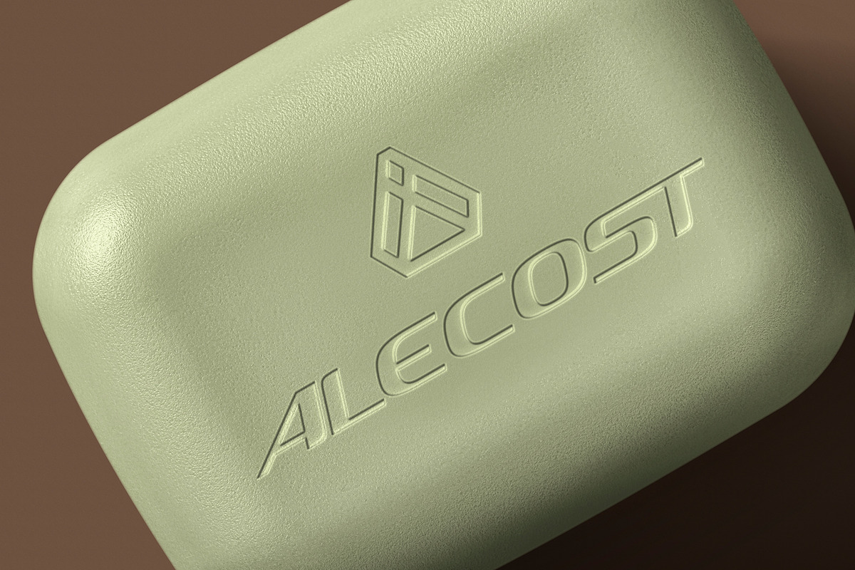 Plastic Debossed Logo Mockup, a Product Mockup by DesignNeutrons