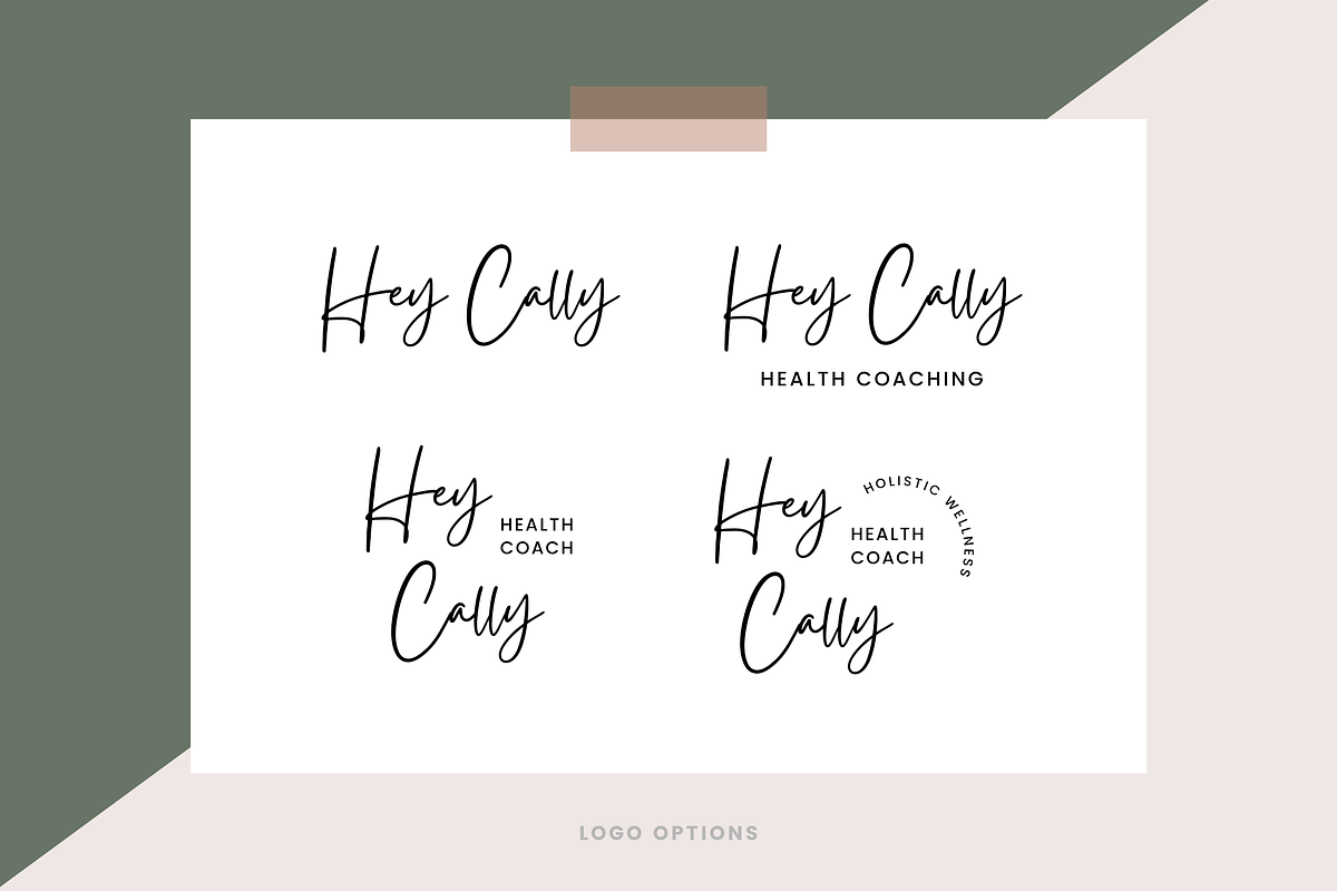 Health Coach Logo Kit