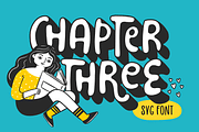 Chapter Three Font, a Font by Denise Chandler