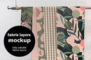 Fabric Layers Mockup, a Product Mockup by Nerida Hansen