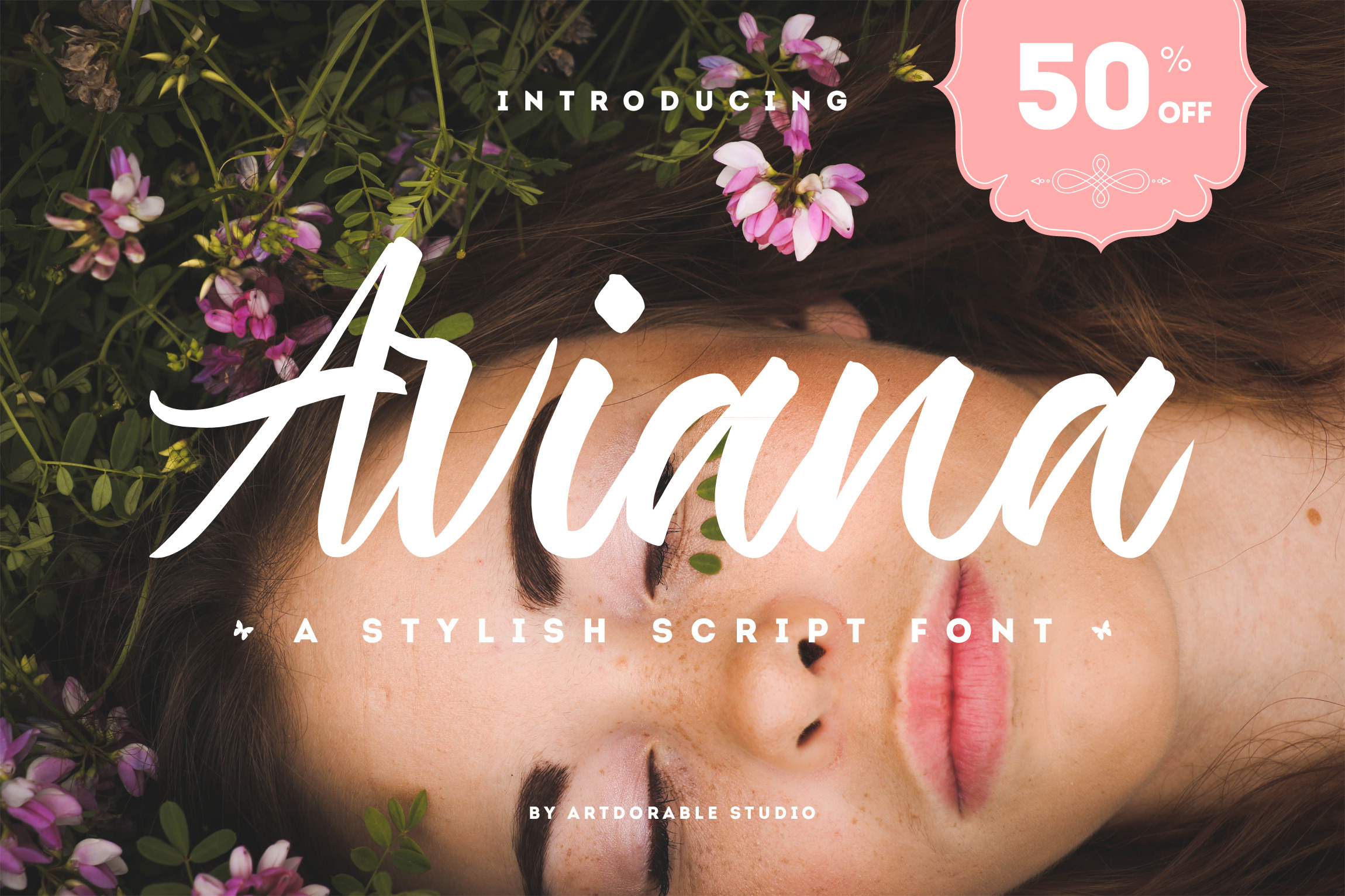 Aviana Script, a Script Font by Artdorable