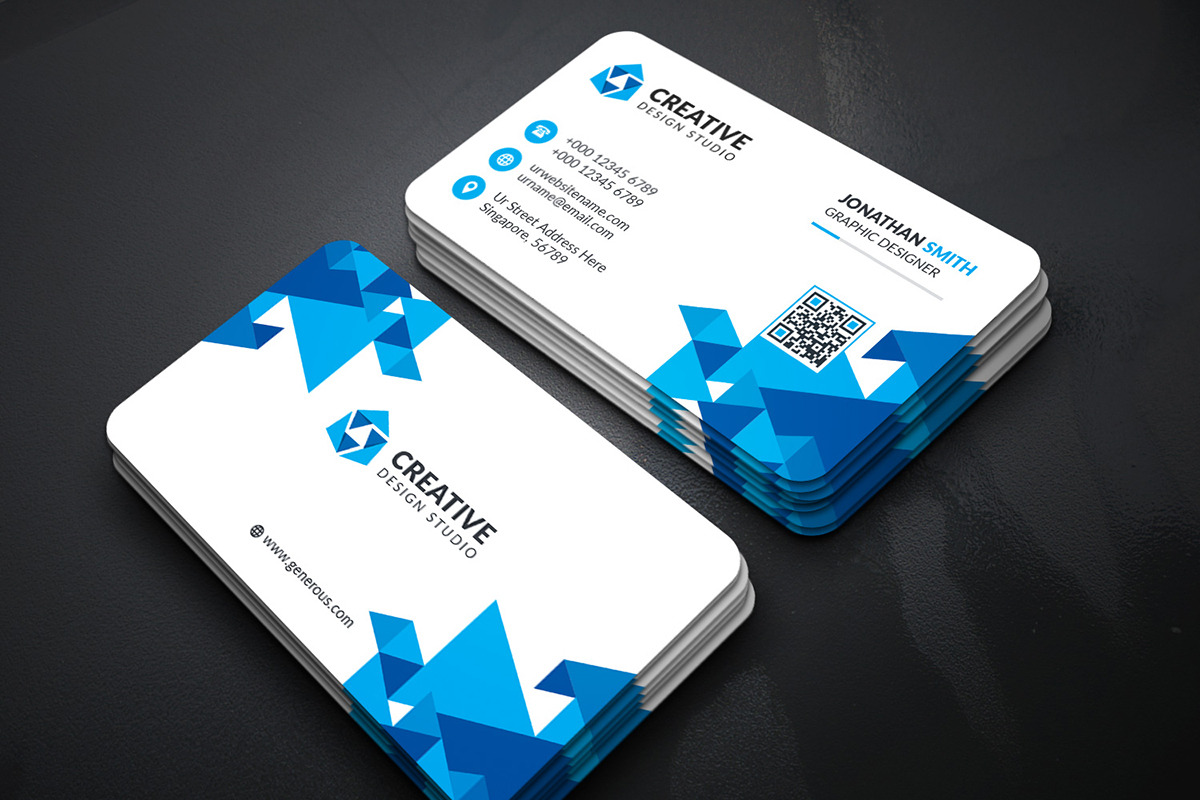 Pattern Business Cards, a Business Card Template by GenerousArt