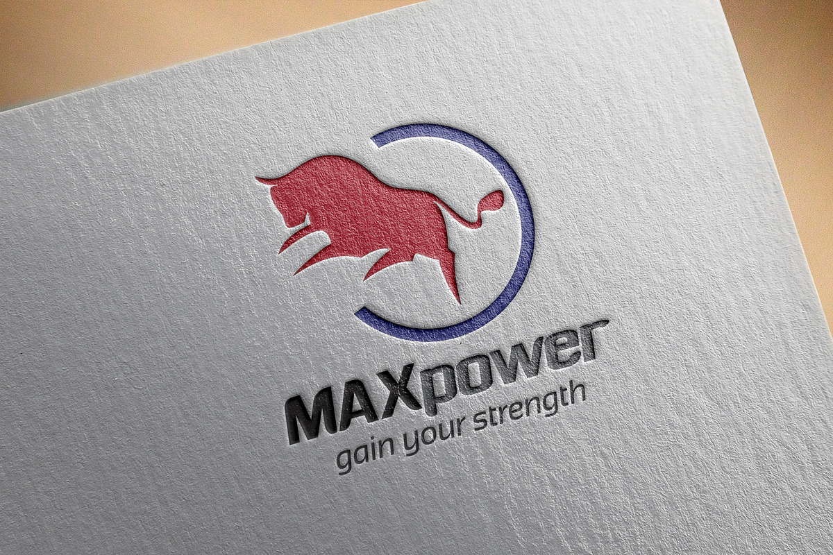 Max Power Logo Template, a Branding & Logo Template by GladicMonster