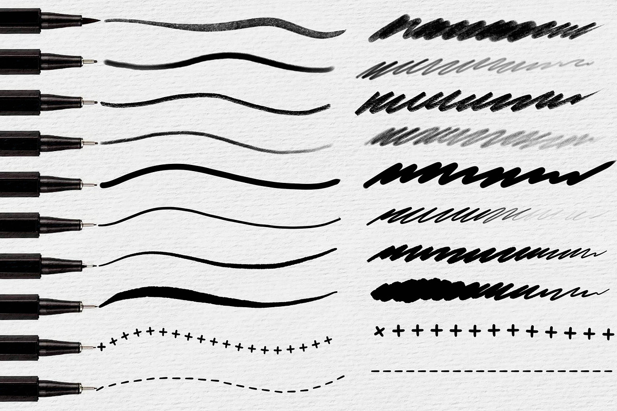Amazing Fine Line Brushes Procreate, a Brush Add-On by Easy Procreate