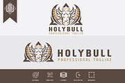 Holy Bull Logo, a Branding & Logo Template by Logokamu