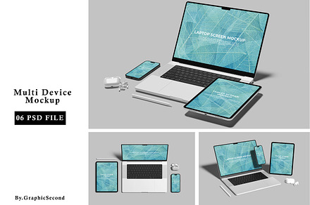 Multi Device Mockup, a Device Mockup by graphicsecond