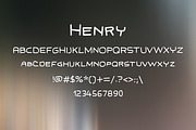 HENRY font, a Font by DmDesignsStoreArt
