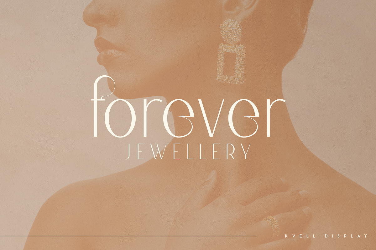 Kvell - elegant display typeface | Creative Market