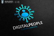 Digital People Logo, a Branding & Logo Template by ft.studio