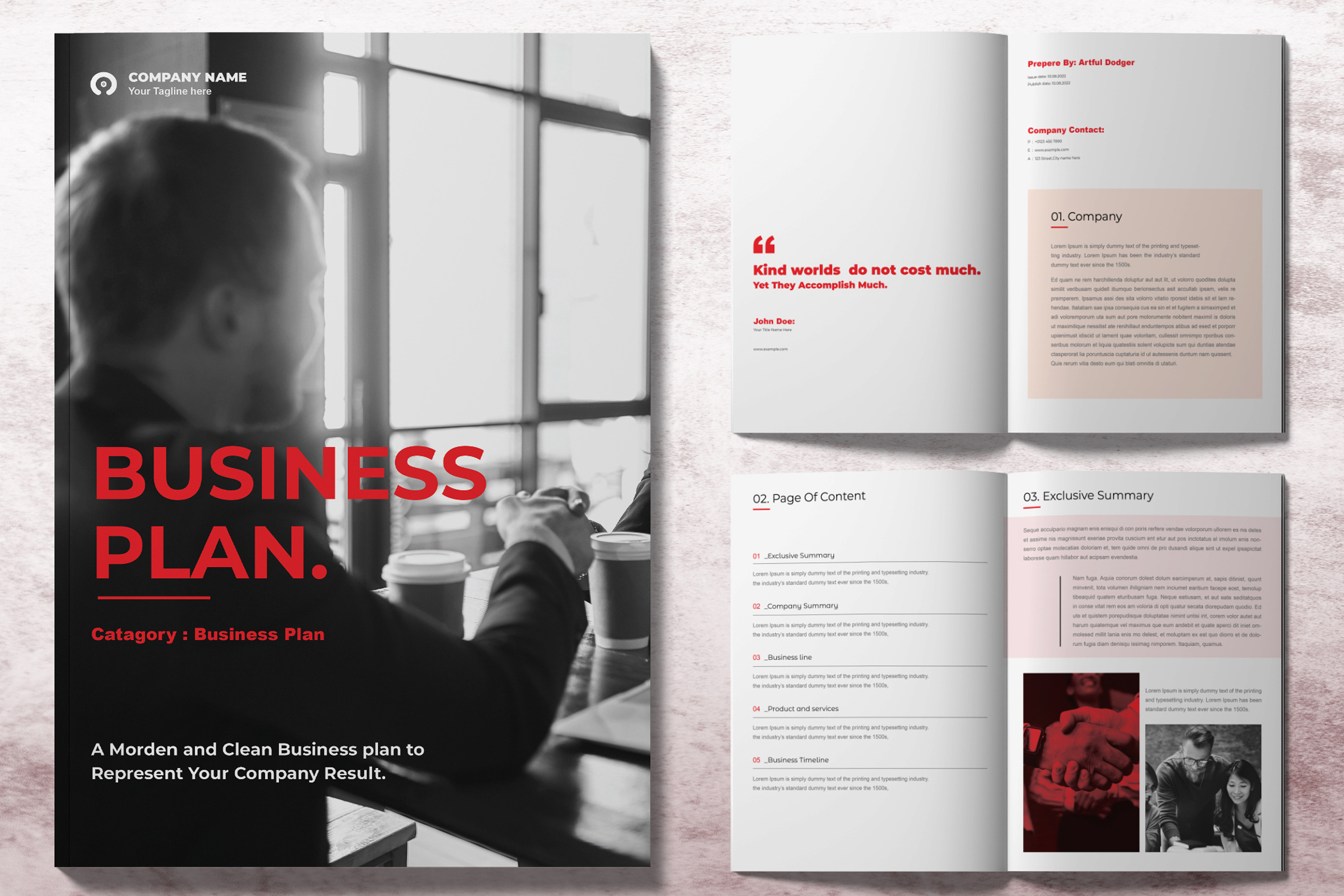 Business Plan Design Template