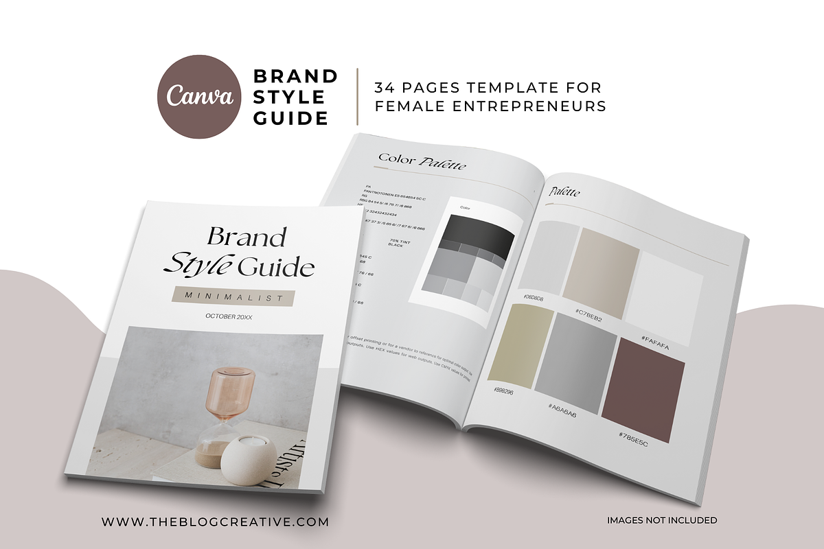 Brand Style Guide Canva Template