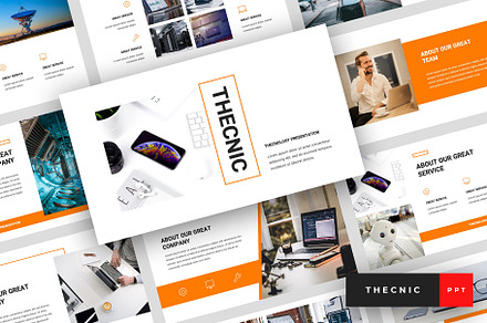 Tech - Technology PowerPoint, a Presentation Template by StringLabs