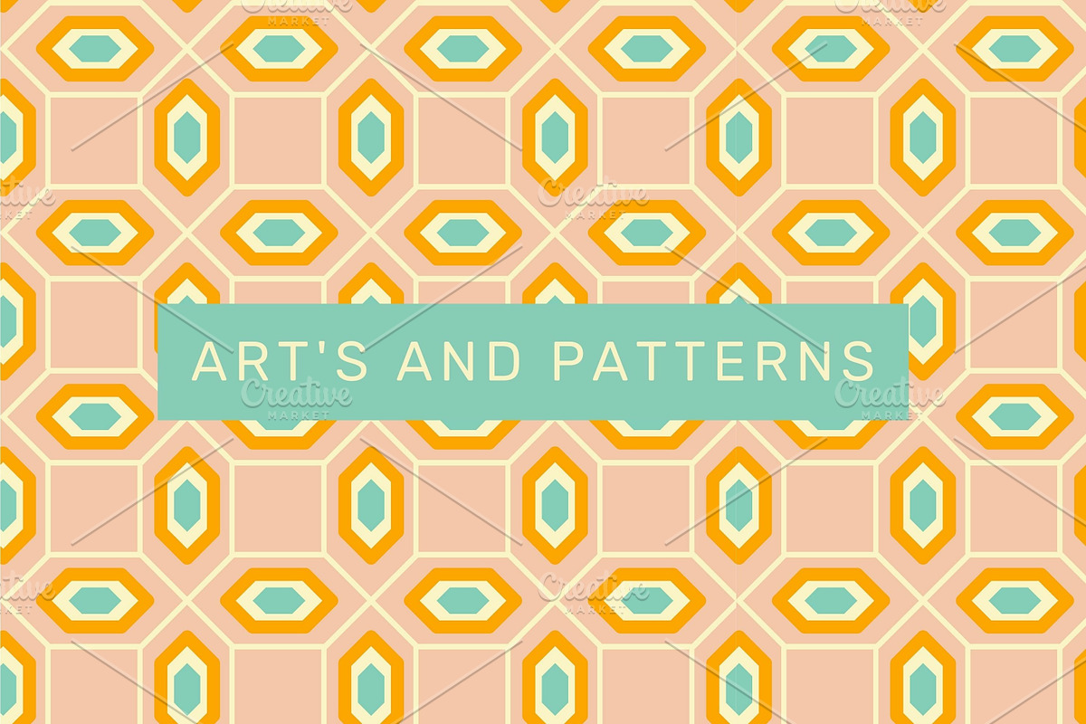 50s Mid century patterns pack, a Pattern Graphic by Art's and patterns