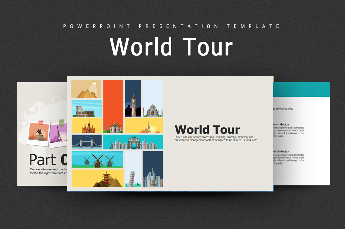 World Tour PowerPoint Template, a Presentation Template by GoodPello