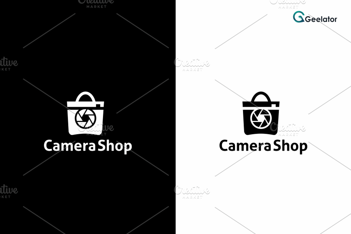 Camera Shop Logo Template, a Branding & Logo Template by Geelator Studio