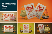 Thanksgiving Flyer Mockup | Advertising Mockups ~ Creative Market