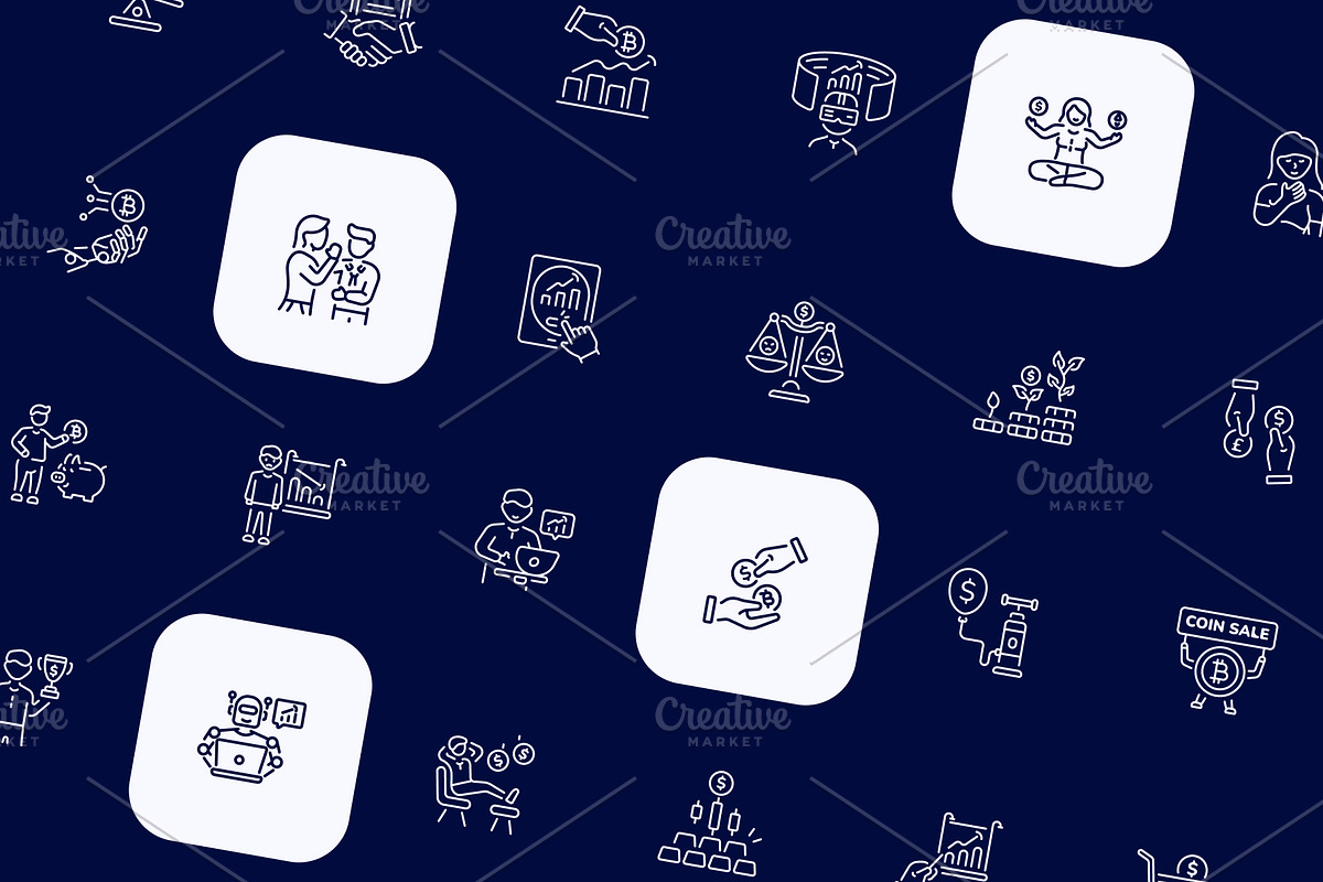 Animated Stock Market and Trading