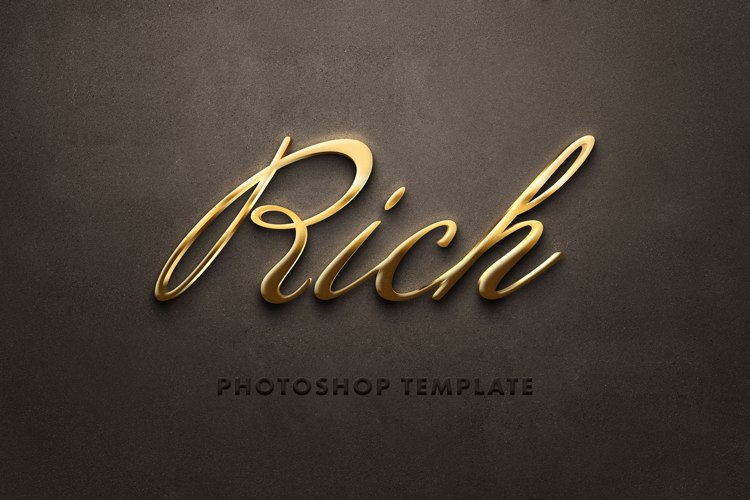 Fancy Gold Text Effect, a Layer Style Add-On by Design Squad