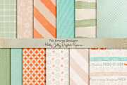 Holly Jolly Digital Papers, a Pattern Graphic by 7th Avenue Designs