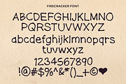 Firecracker, a Handwritten Font by Kirsty Snovicky