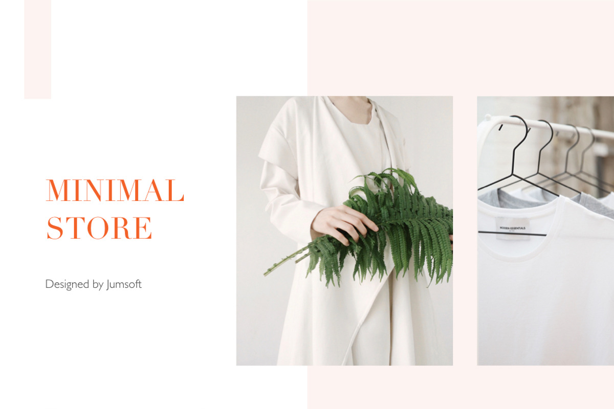 Minimal Store PowerPoint Template, a Presentation Template by Jumsoft