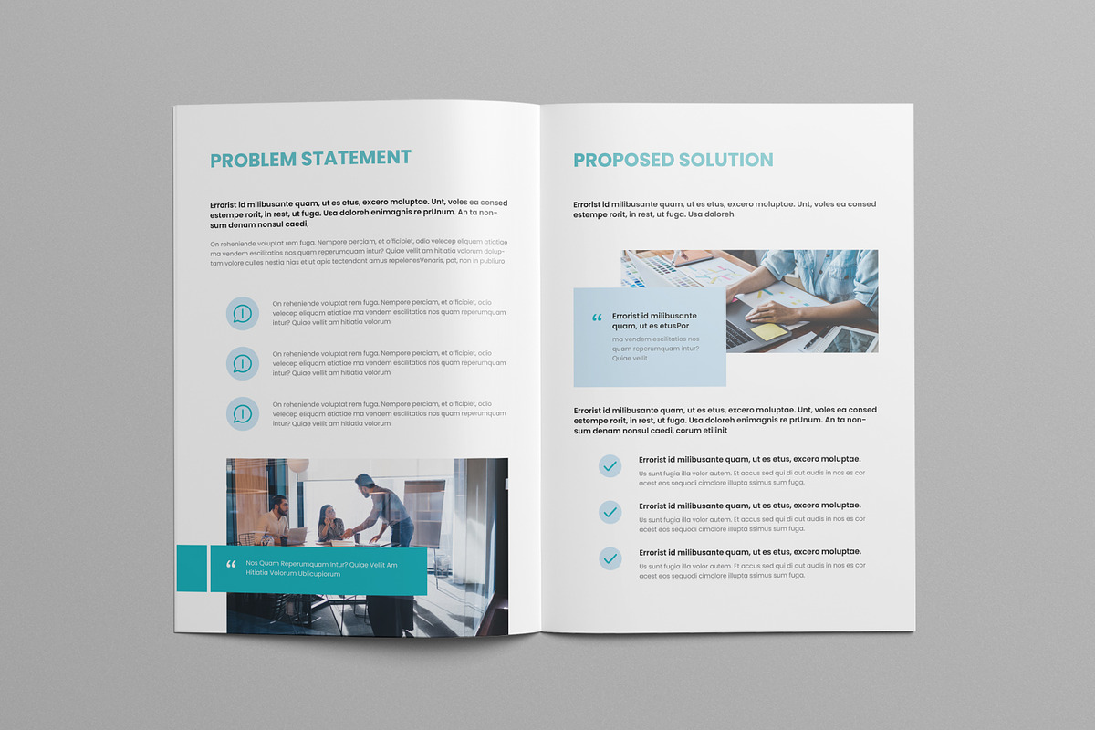 Project Proposal | Canva, a Brochure Template by Pixelpick