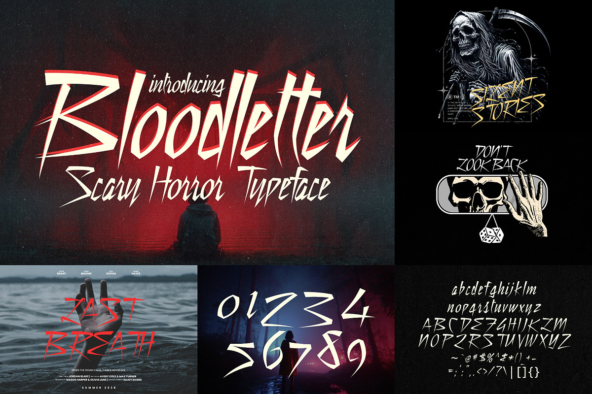 Rock Band Font Bundle - 40 Fonts!, a Sans Serif Font by HipFonts