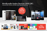 Mini Bundle Andro Devices, an Android Mockup by ydlabs
