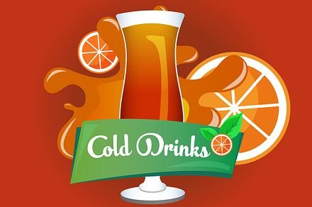 Fresh Cold Drinks Illustration, an Education Illustration by Design Up
