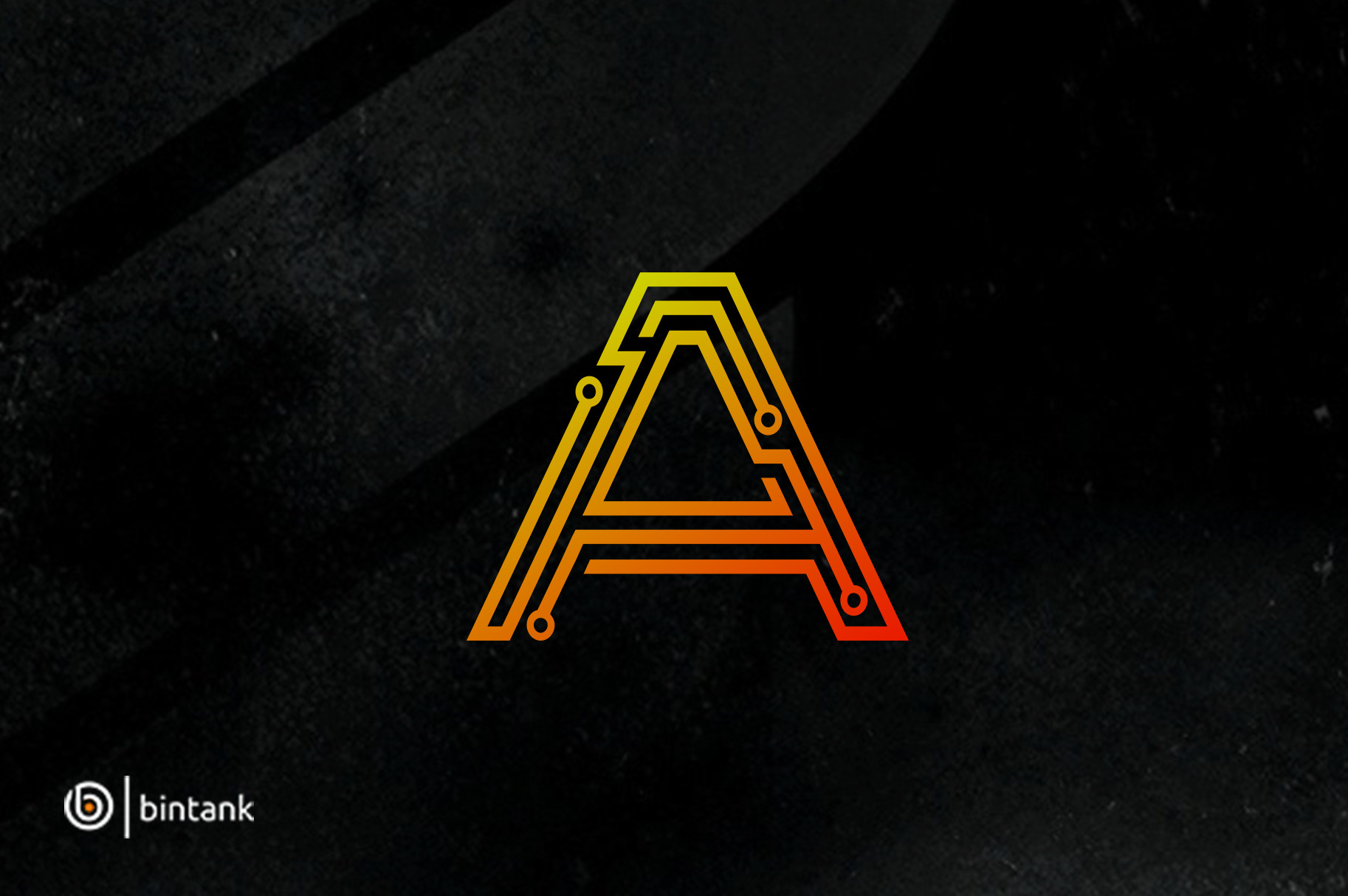 Letter A Logo- Technology Lo, a Marketing Template by Bintank Studio