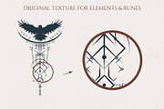 Hand drawn Viking Runes & Symbols Vol2