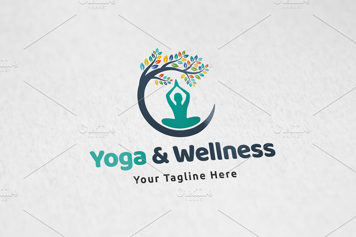Yoga & Wellness Logo, a Branding & Logo Template by Martin-Jamez