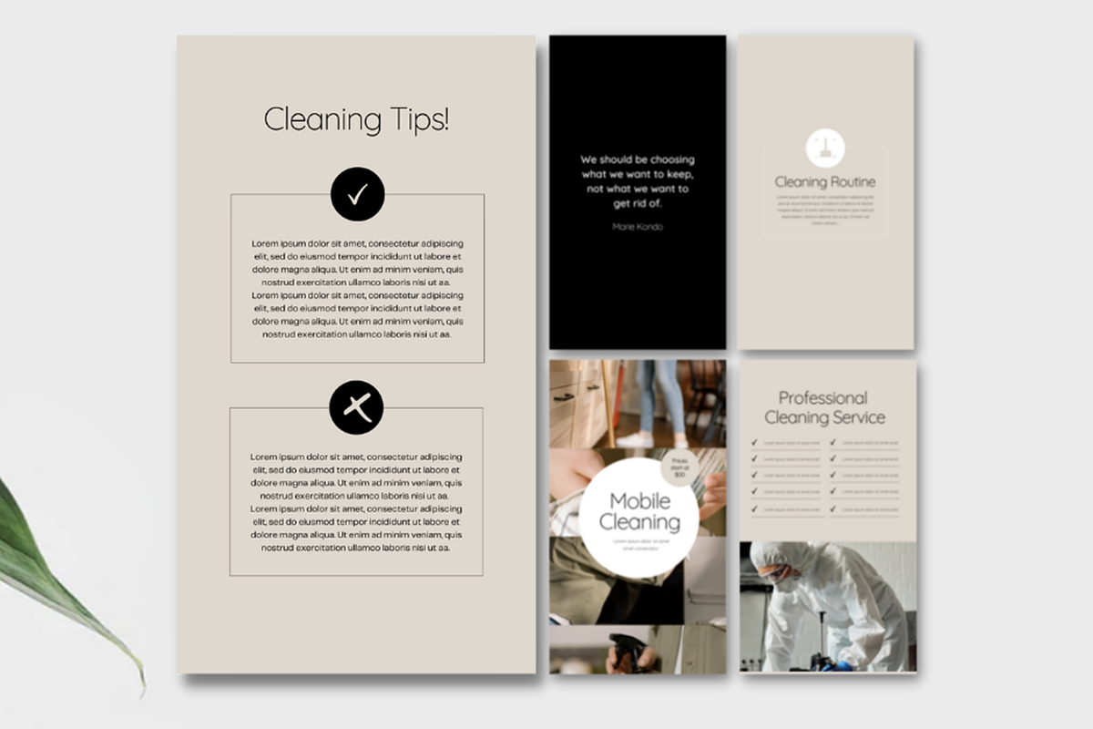 Cleaning Story Template
