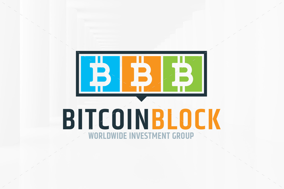 Bitcoin Block Logo Template, a Branding & Logo Template by LOGOMAGINE ...