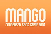 Mango | Bold Condensed Font, a Sans Serif Font by The Creative Bix