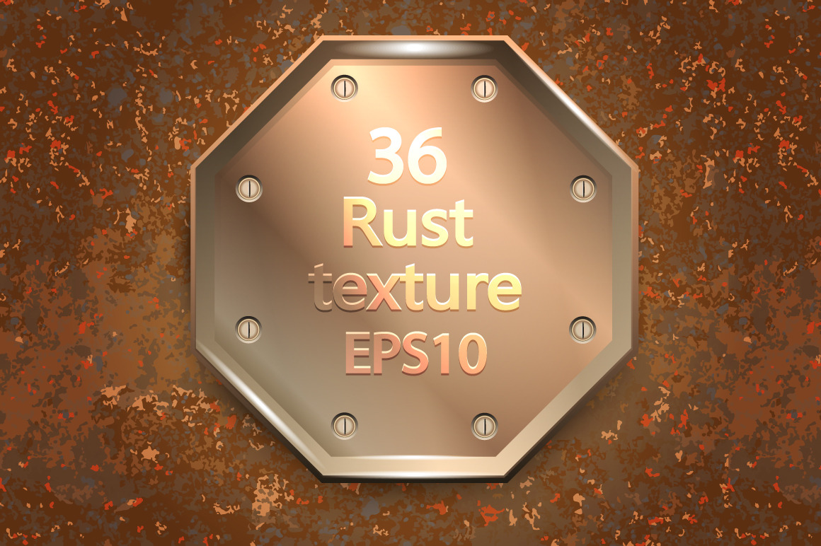 36 vector rust texture, a Texture Graphic by Mandarinkas art | Creative ...
