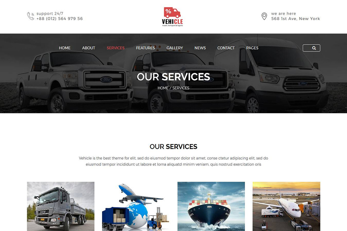 Vehicle - Bootstrap Template, a HTML Template by CreativeGigs