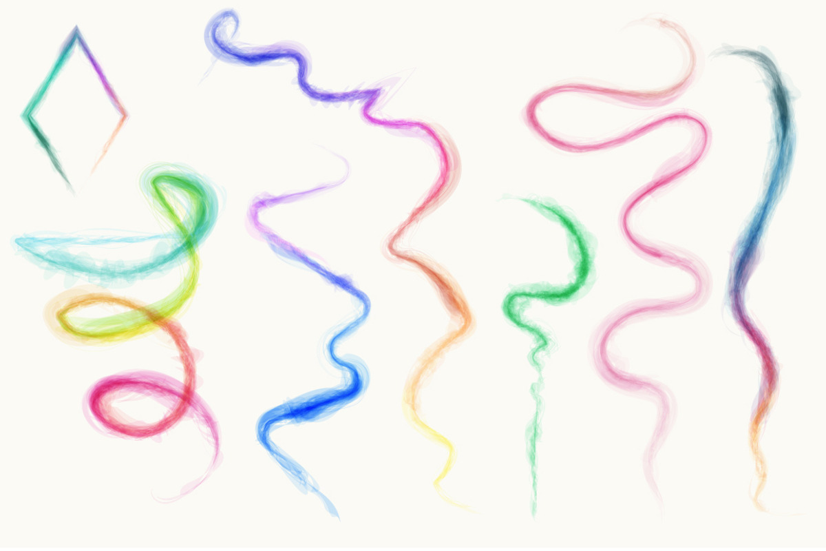 Vector Smoke Brush Set, a Brush Add-On by kloroform