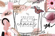 Collage Elements Bundle 80 PNG Files, an Illustration by TWG Designs