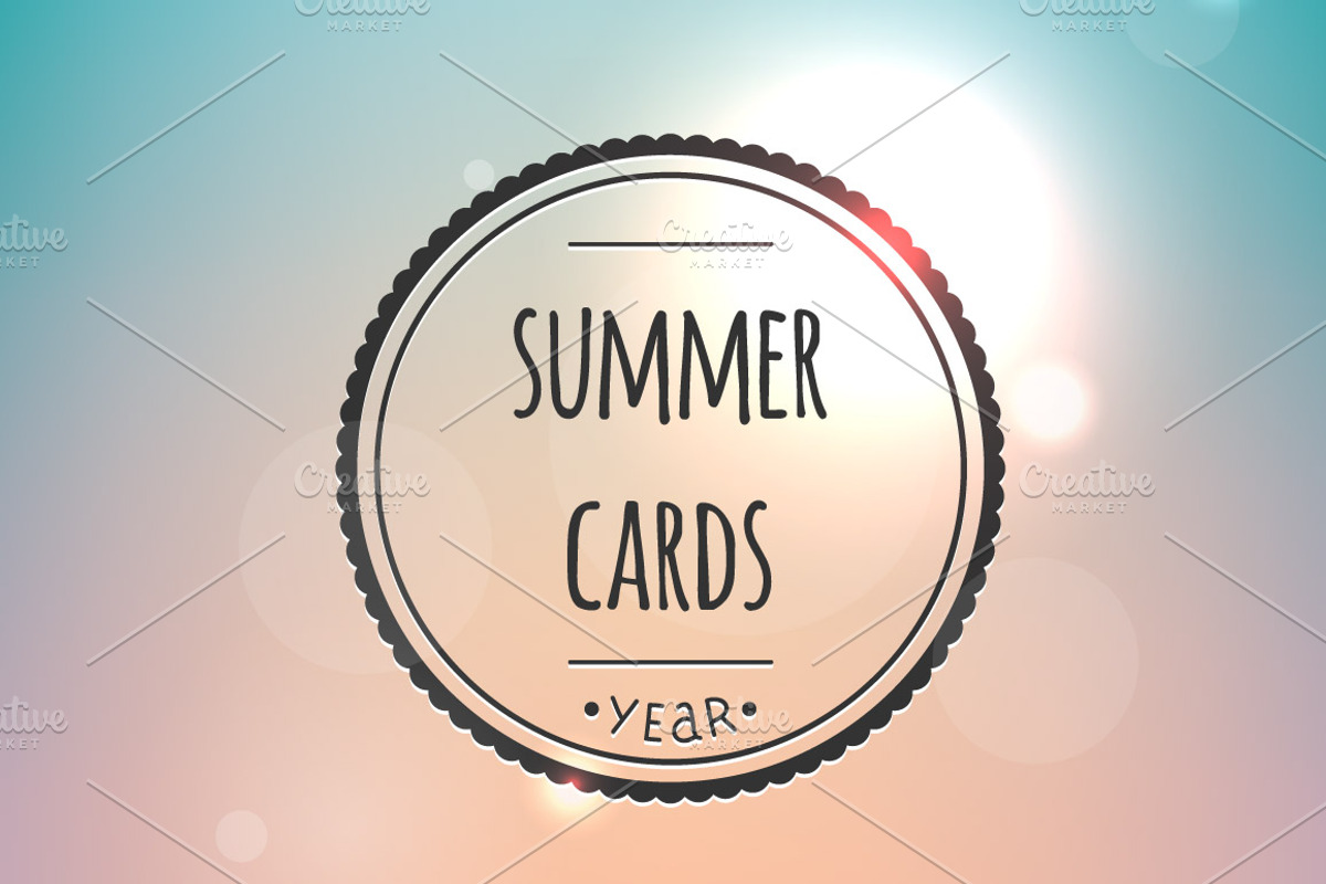 Summer cards, a Card Template by nenochka