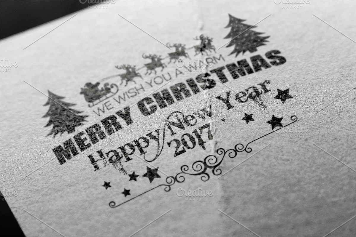 Christmas Greetings Logo & Badges V2, a Branding & Logo Template by ...