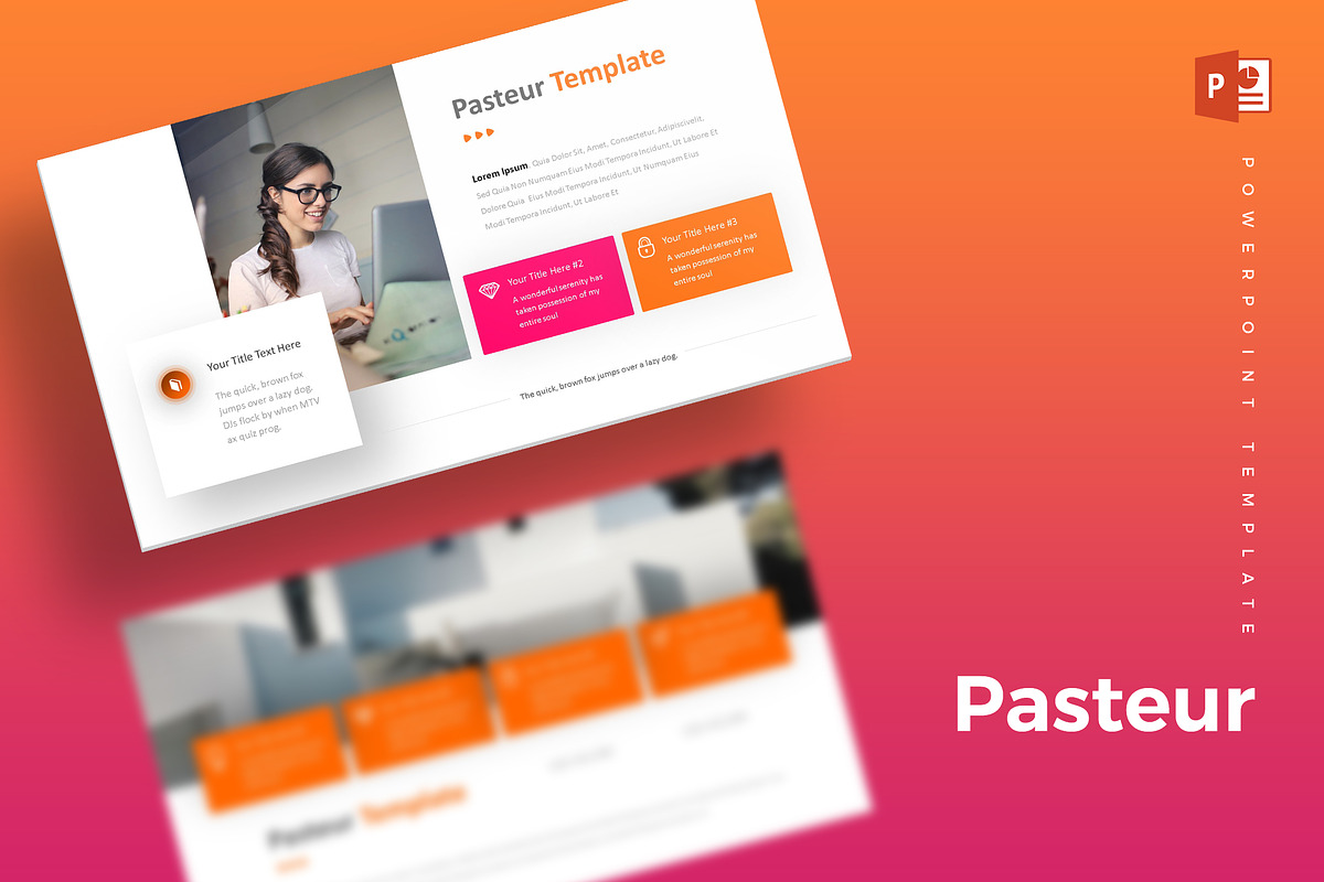 Pasteur - Powerpoint Template, a Presentation Template by AQR Studio