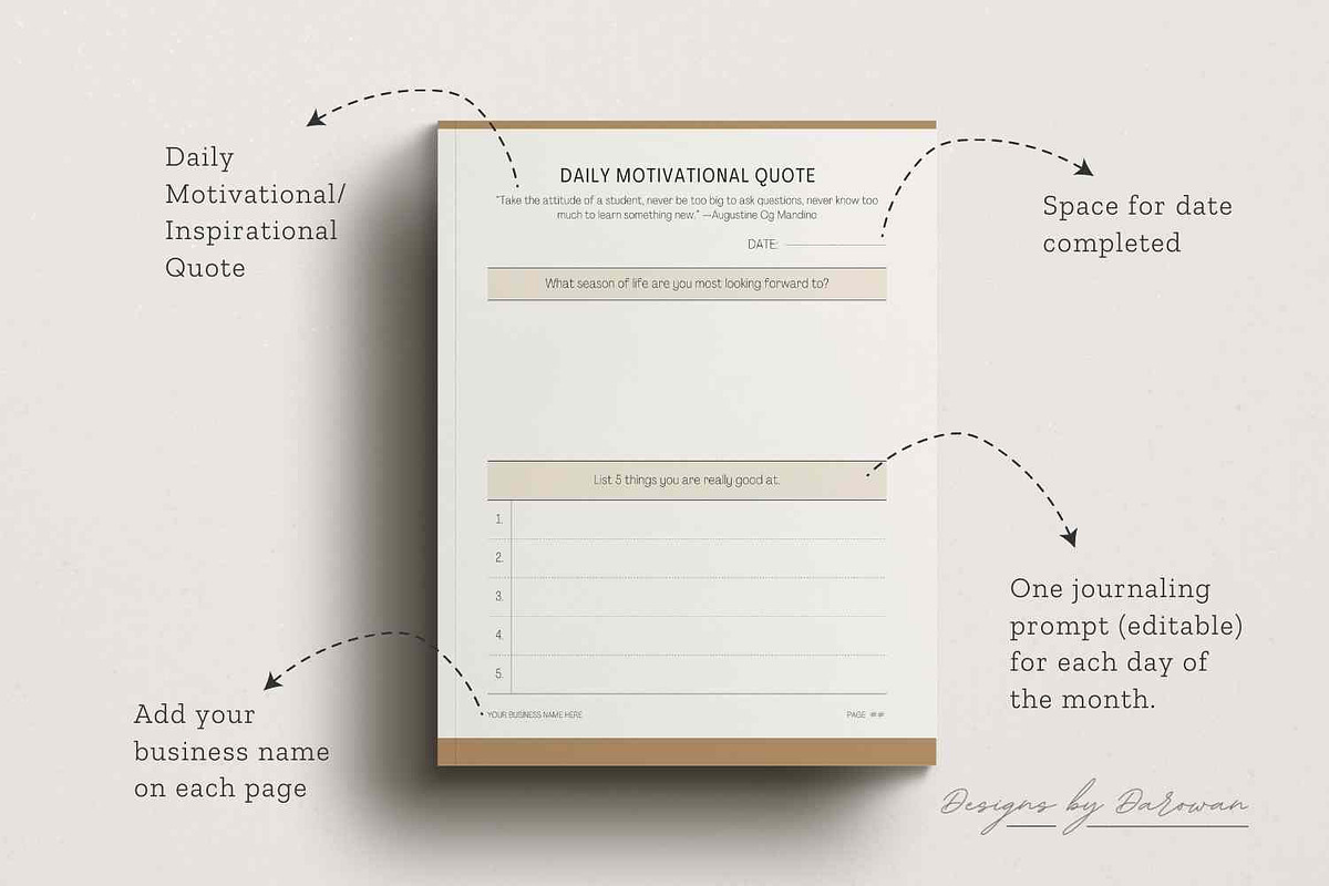 Prompt Journaling Workbook | Canva, a Magazine Template by Designs by ...