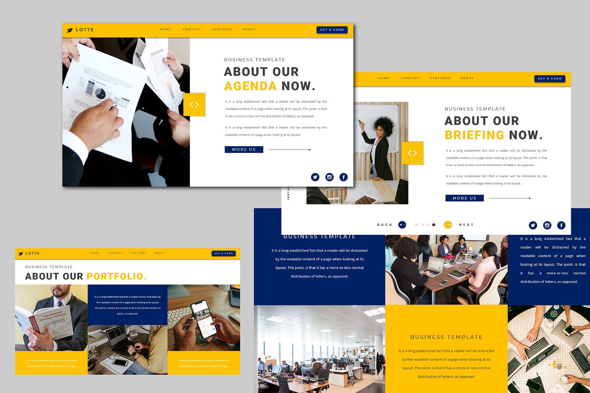 LOTTE Powerpoint Template, a Presentation Template by Yo Slide