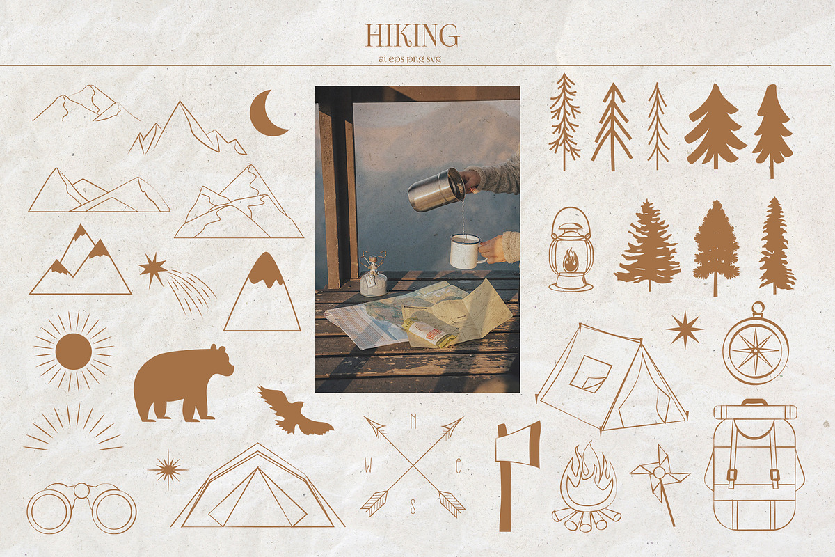 Hobbies Logotype collection